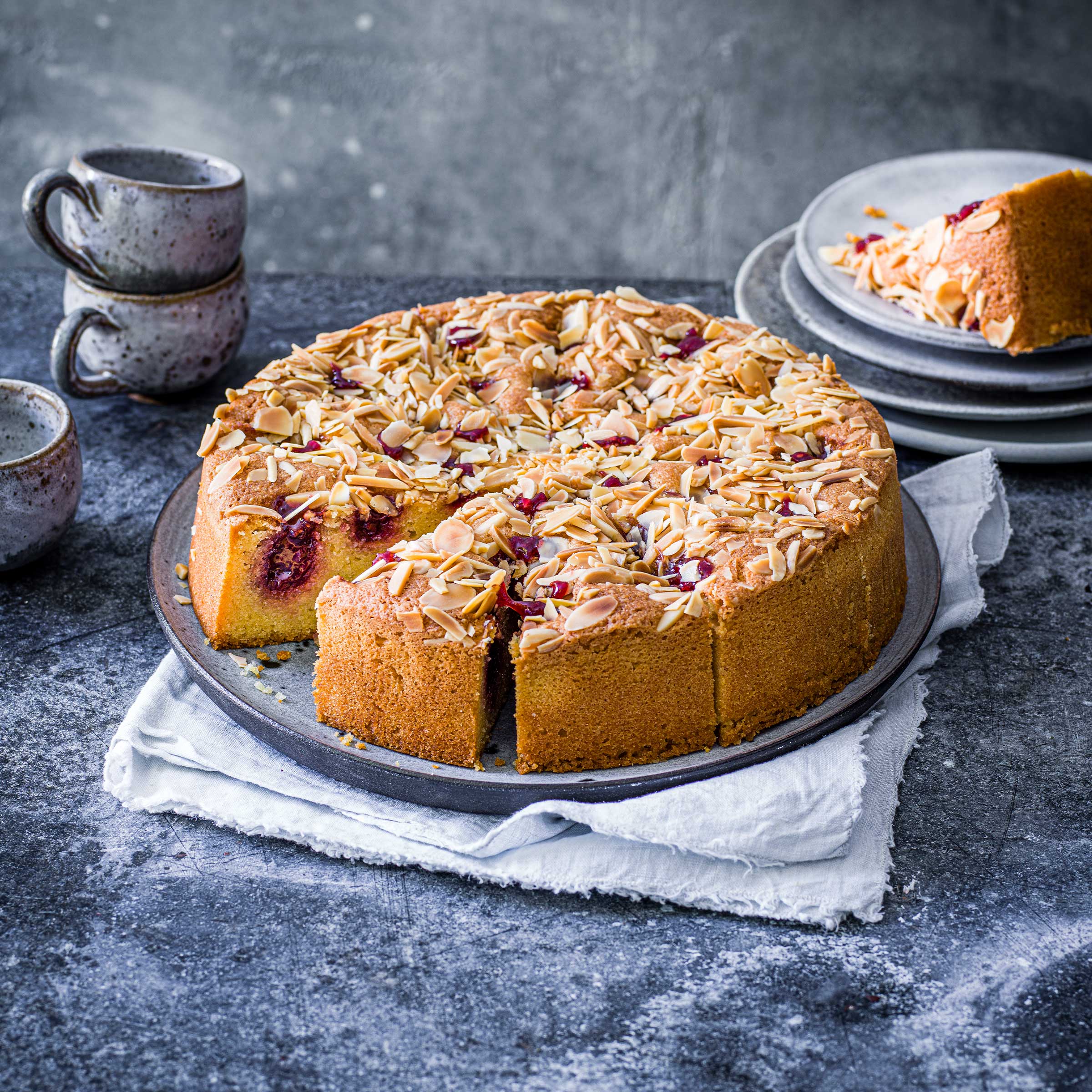 Raspberry and Almond Cake, Wholesale | Cakehead